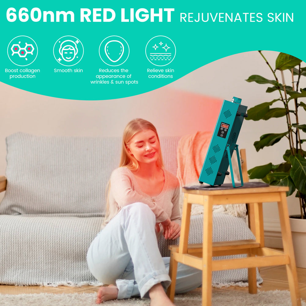 Red Light Infrared Light Therapy Device at home full body with 80 LEDs