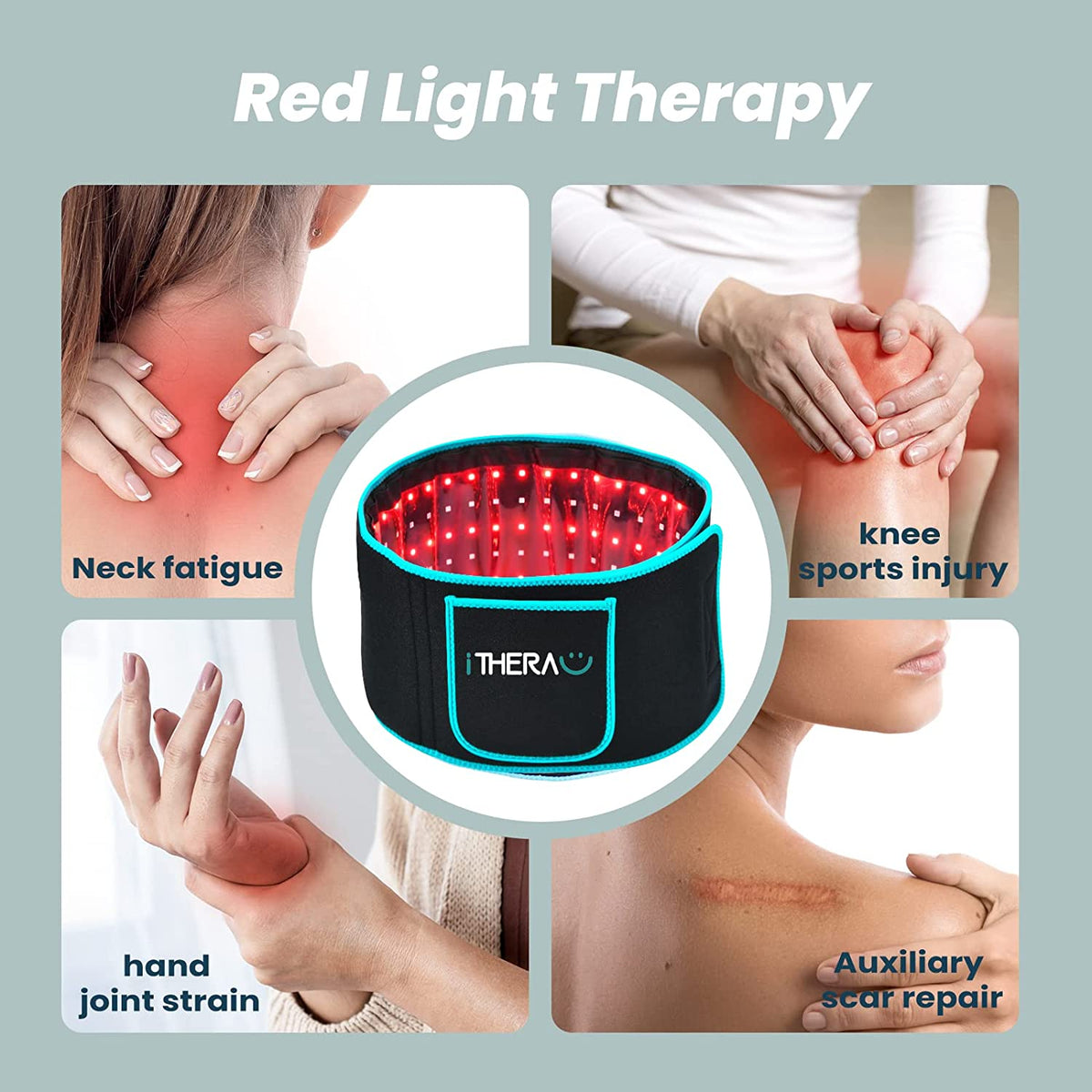 Red Light Therapy Belt at home full body with 105 LED